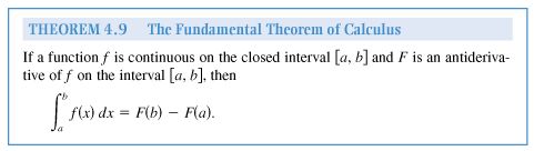 RHS AP Calc AB 2010-11: Fundamental Theorem of Calculus Parts I & II