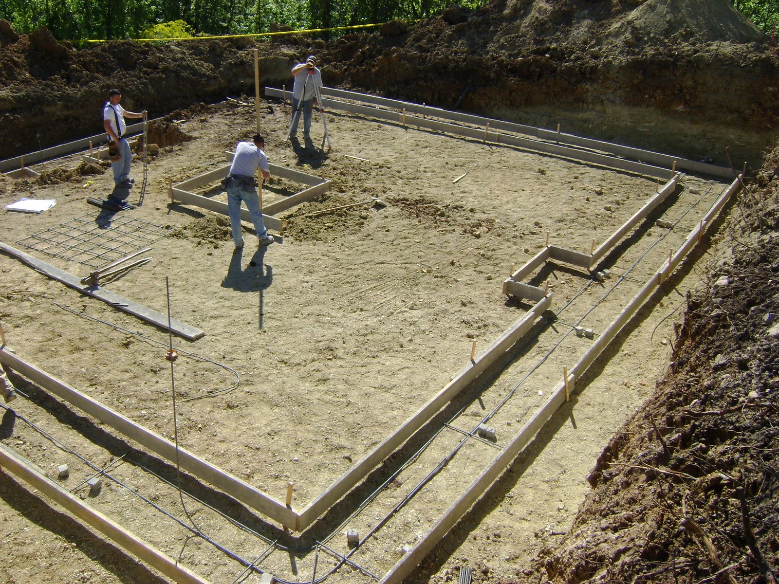 Mumford Log Home: Footings and Foundation