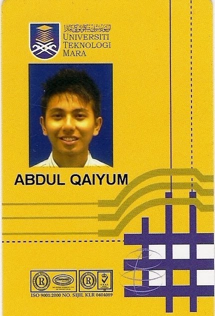 .::Choretan Batinku: Kad Matriks UiTM Perak... Sungguh cantik dan UPDATED