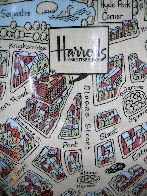 B e e B a a C L O S E T: HARRODS London Map Large Shopper