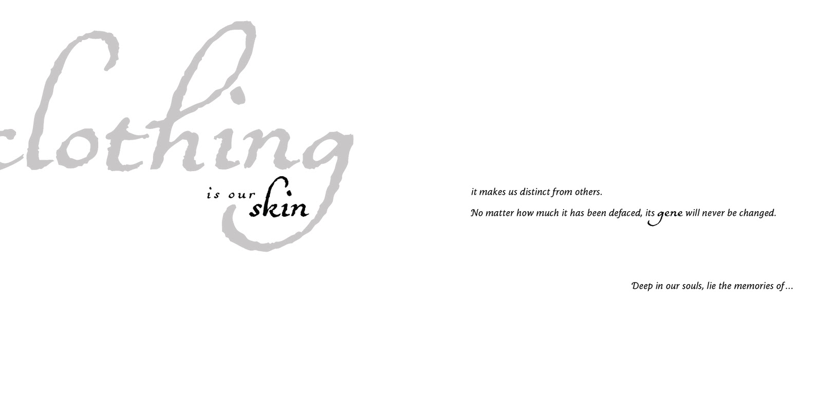 The Forgotten Clothing 被遗忘的服饰