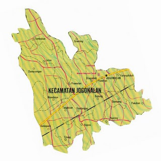 Berjuang Dengan Sekuat Tenaga: Peta Kecamatan di Klaten