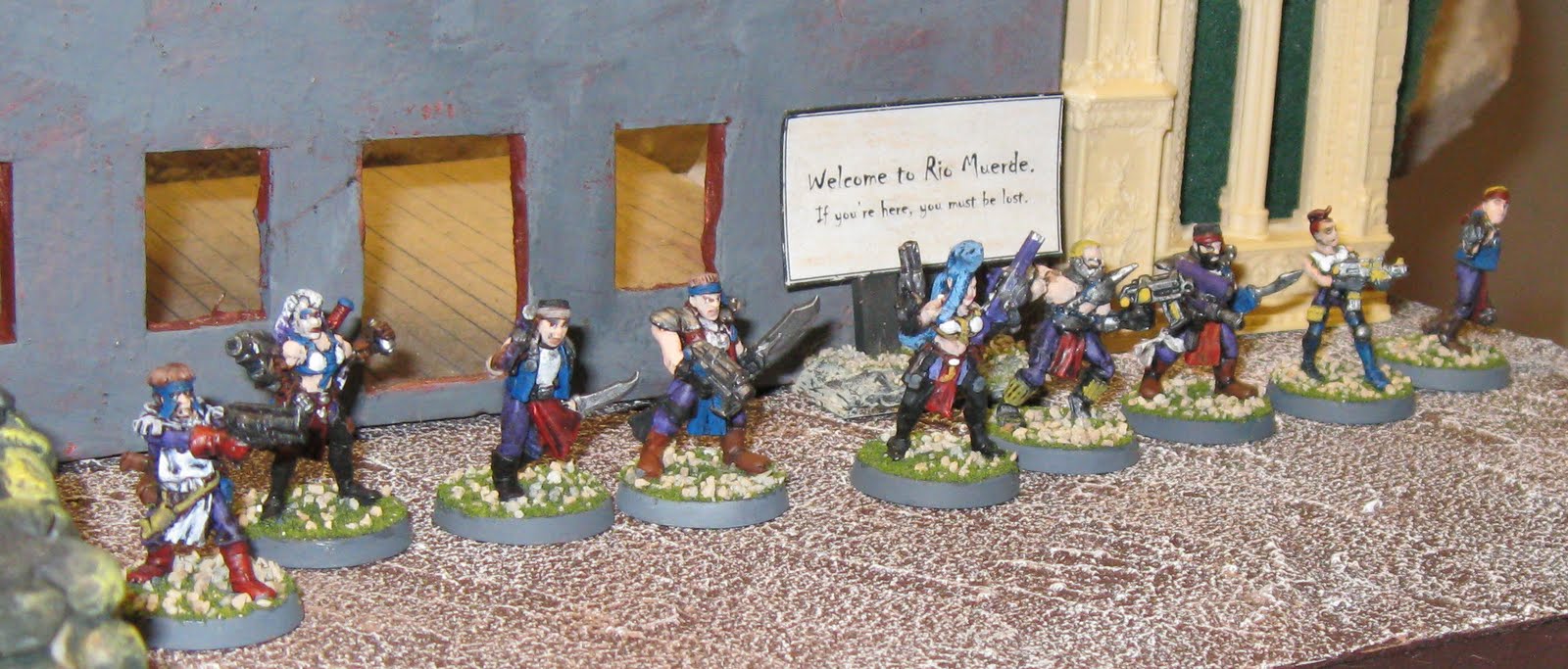 Hodgepodge Lodge: Miniatures: Warzone Dark Legion Semai proxies.