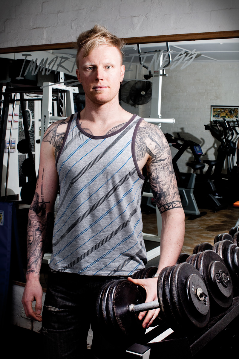 A Shot Away: Byron Koester - personal trainer. Tattoos Downunder # 75
