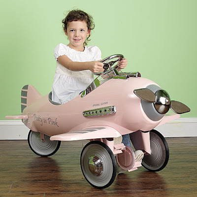 Absolut Kids: Pretty in Pink Pedal Airplane