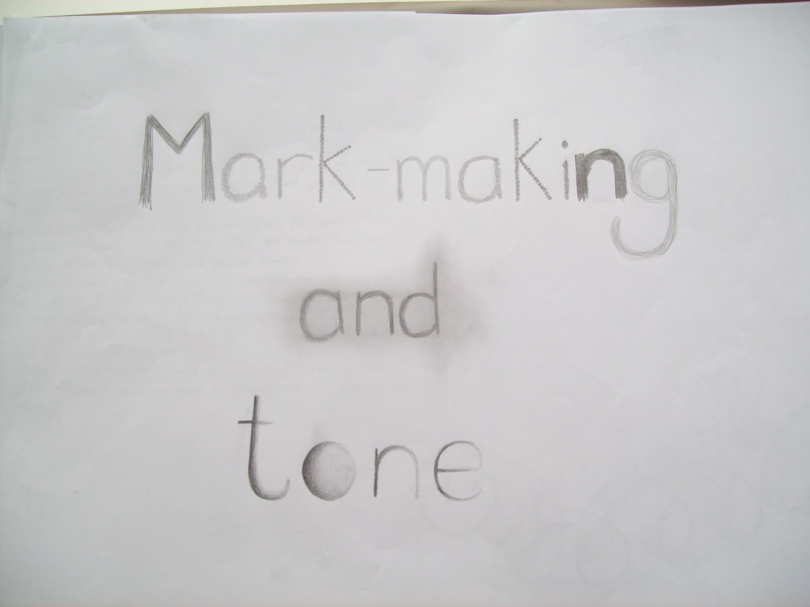 Start Drawing: Mark-Making and Tone