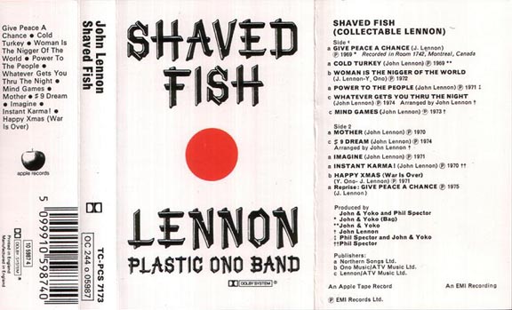 Beatles y solistas: John Lennon Shaved Fish