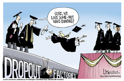 High School Students Dropping Out: Cartoons