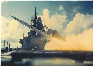 USS Coontz DLG-9/DDG-40: Photo of the Day: Launching Terrier Missile ...