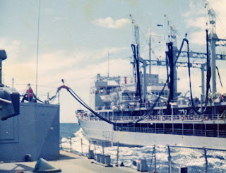 USS Coontz DLG-9/DDG-40: Photo of the Day: Refueling at Sea
