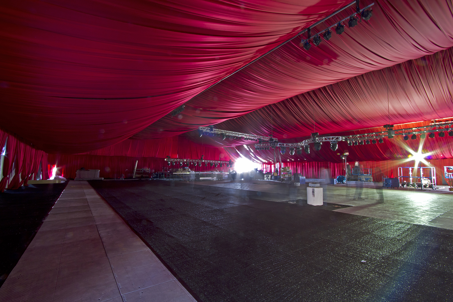 Studio B Event Designs: Red Tent Draping! OMG!