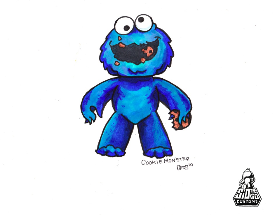 Sid the Kid's Custom Playground: Cookie Monster! num num num num...