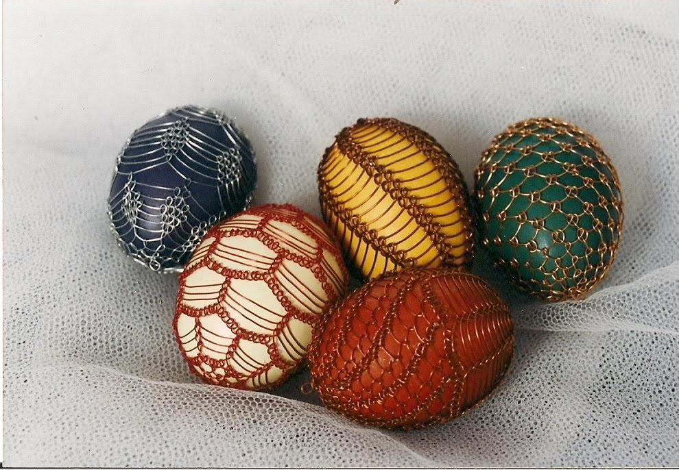 Handcraft Blog: Wire wrapped eggs