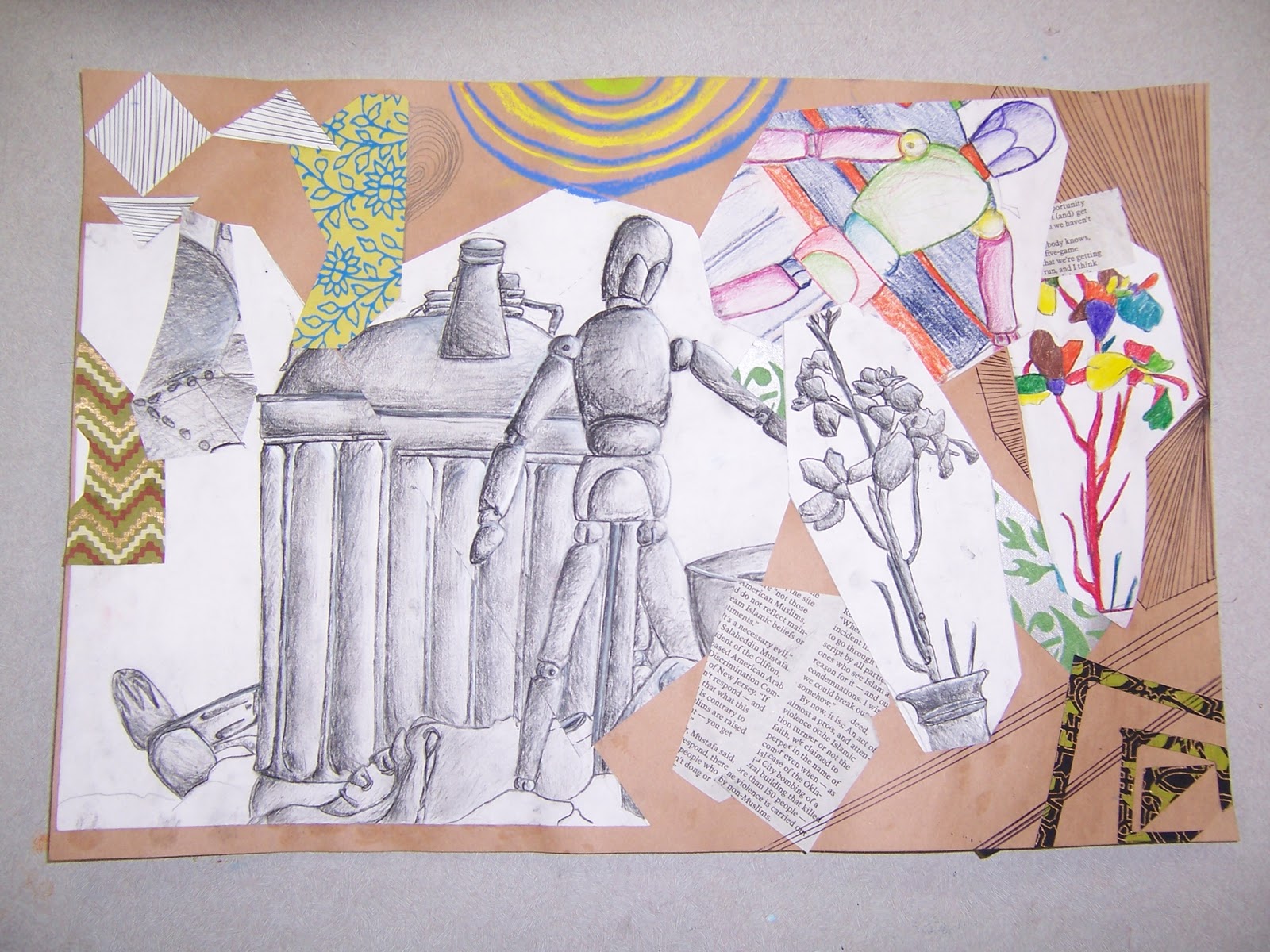 art & ideas that grow: High School Cubism