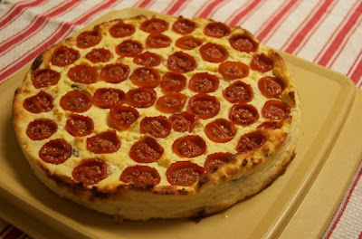 Iron Chef Shellie: Ricotta, Tomato & Basil Torte