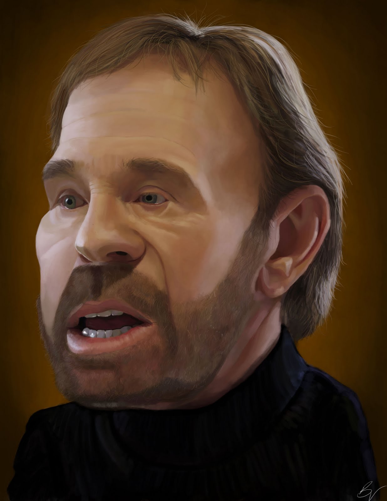 Beyond the Binding: Sketches and Illustrations: Chuck Norris!!