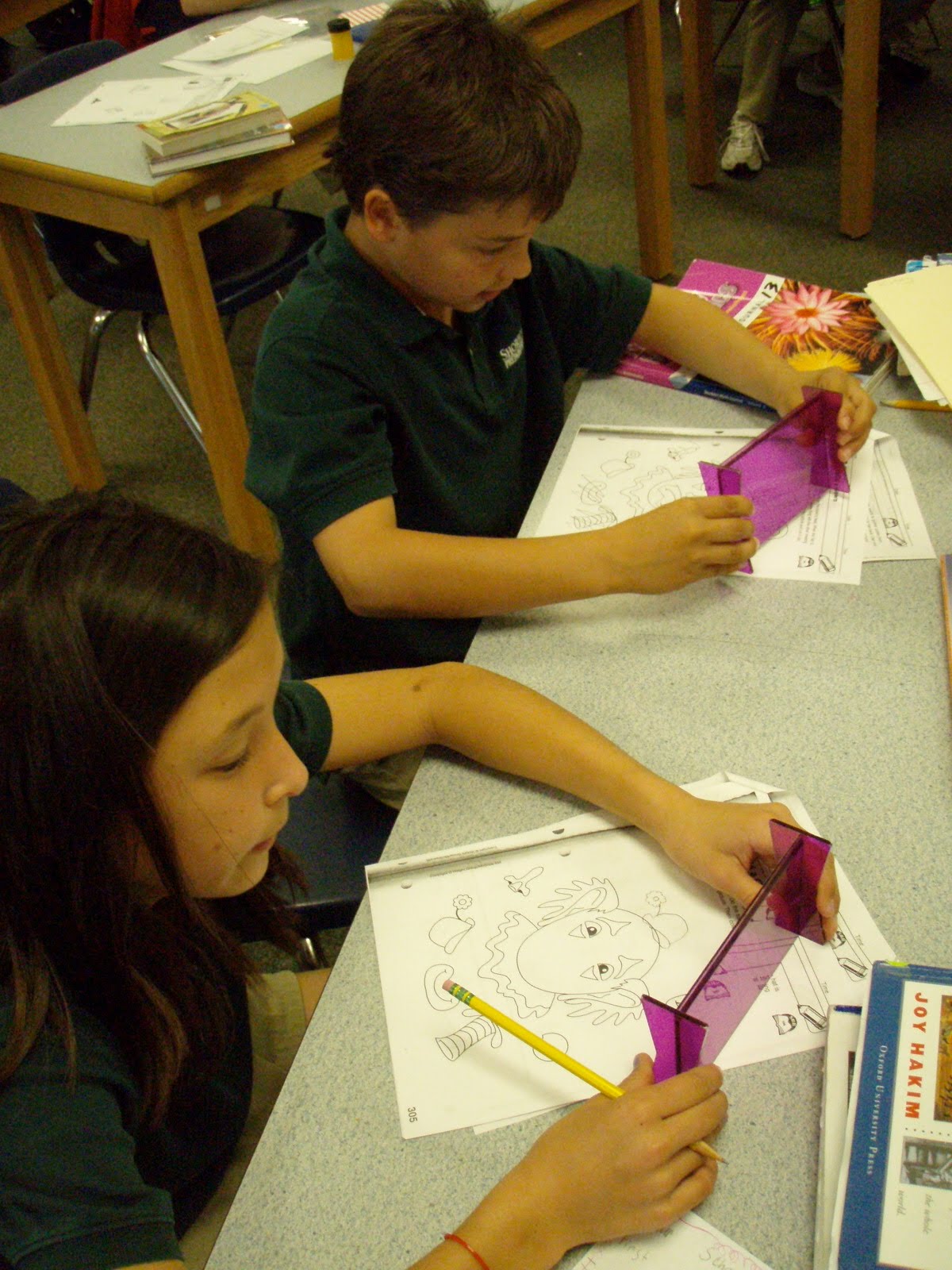 Mr Hughes News & Views: Transparent Mirrors Teach Math Concepts