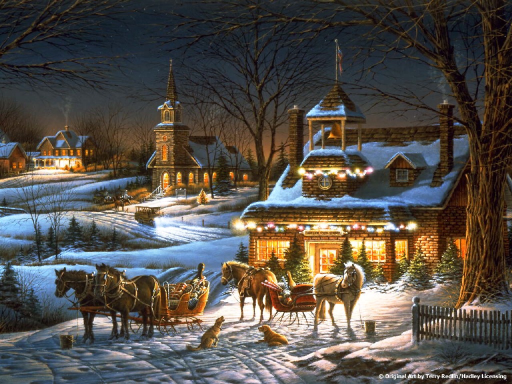 Коледни тапети -3 | Обич никога не стига...