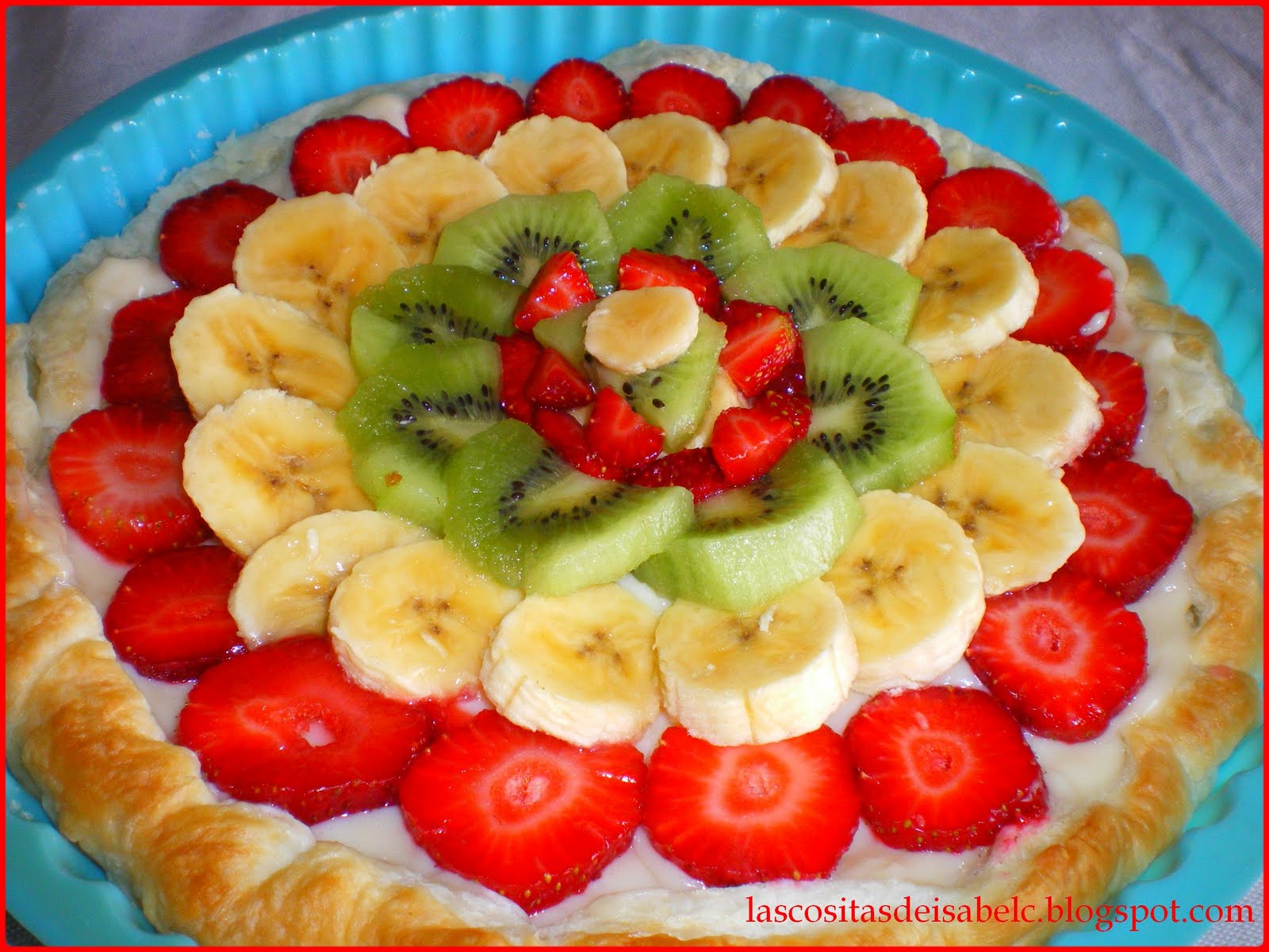 isabel's world: PASTEL DE FRUTAS