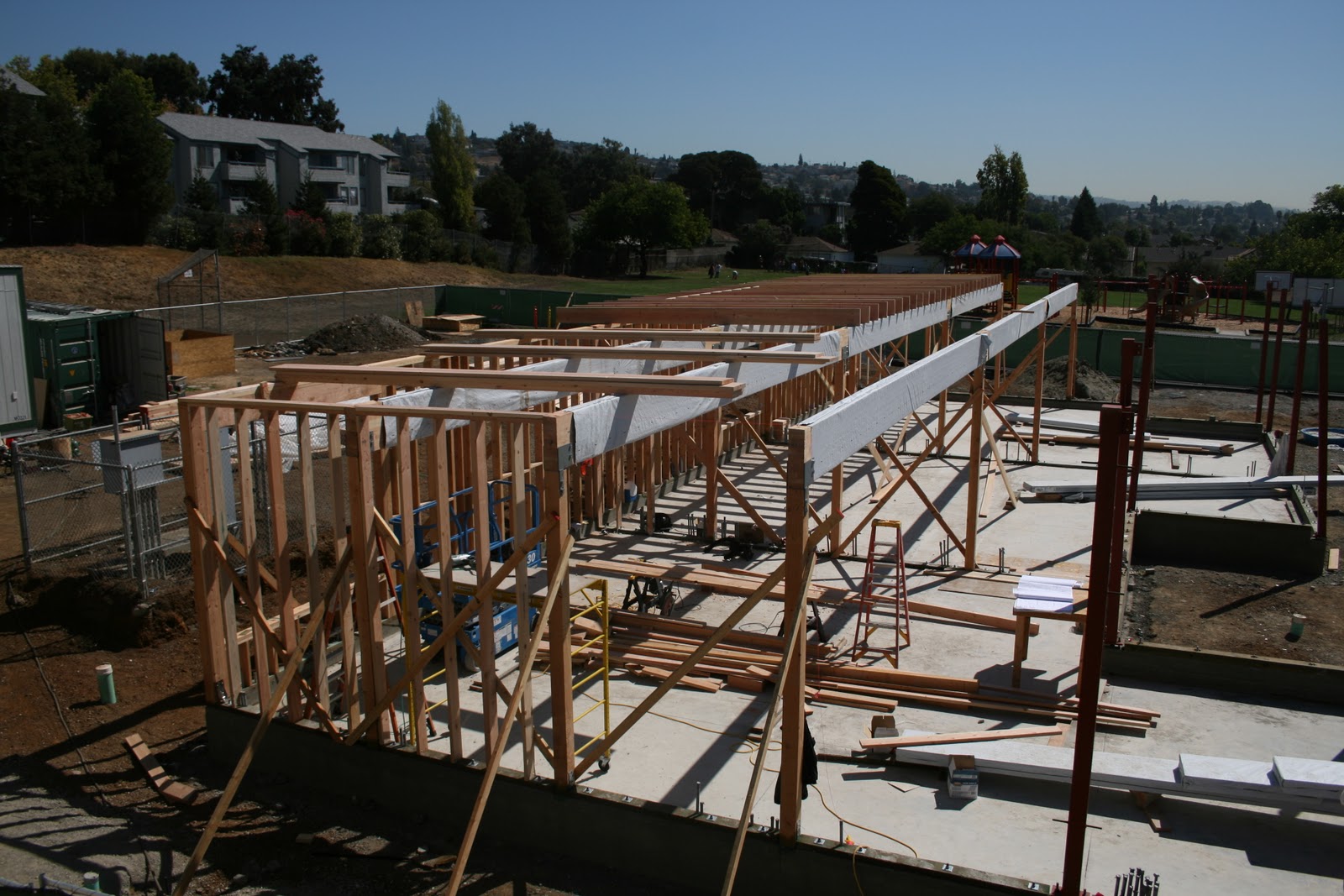 Argo Construction, Inc.: Framing Work Hillside Elementary School, San ...