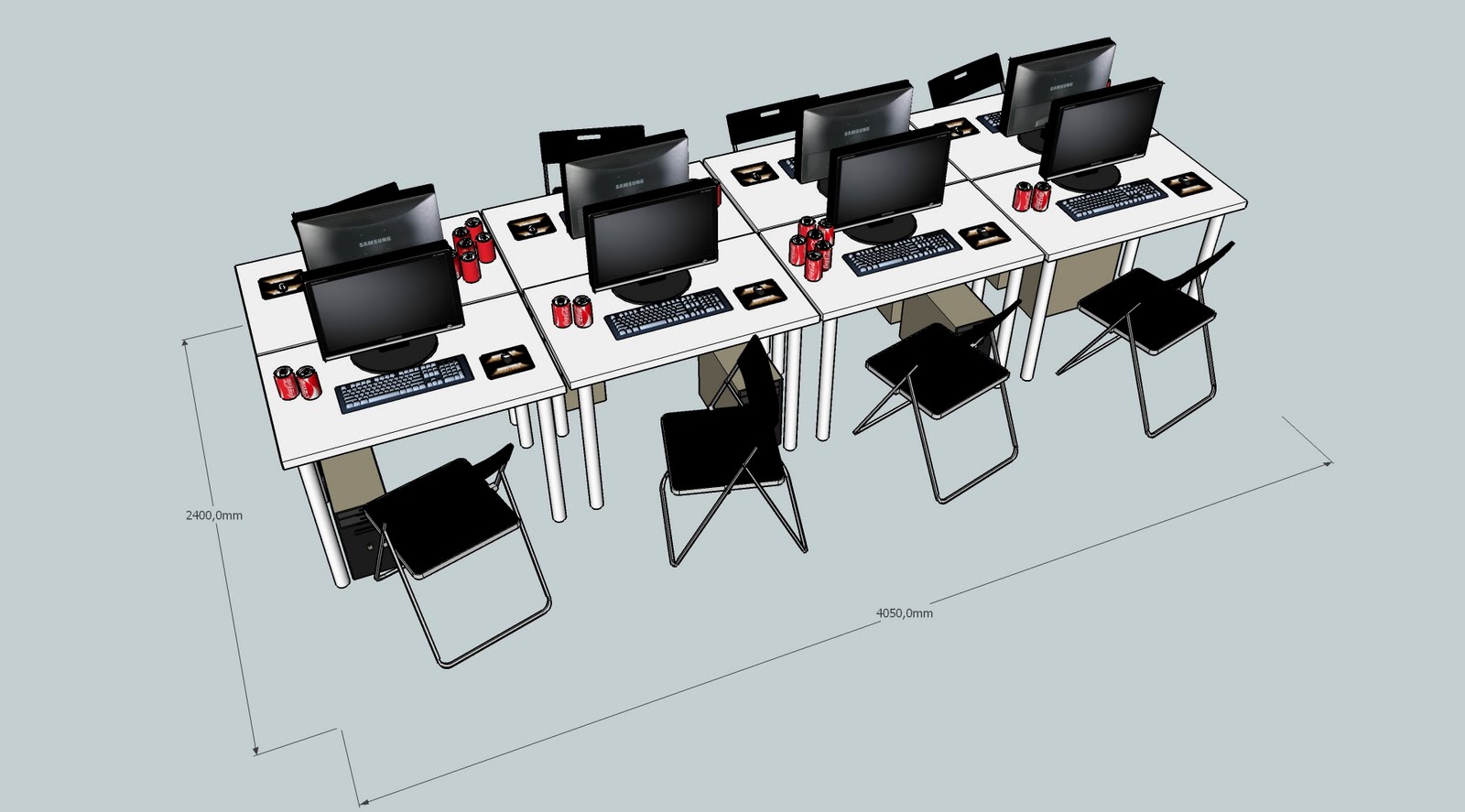 Foldable LAN party tables — LiveModern: Your Best Modern Home