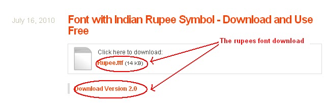 Ab-Intra IT Services: How to Install the new Rupee symbol on your PC