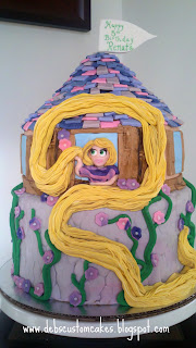 Deb's Custom Cakes: Rapunzel Cake