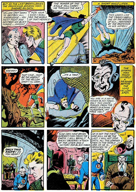 Golden Age Heroes: DYNAMIC MAN battles the Yellow Spot!