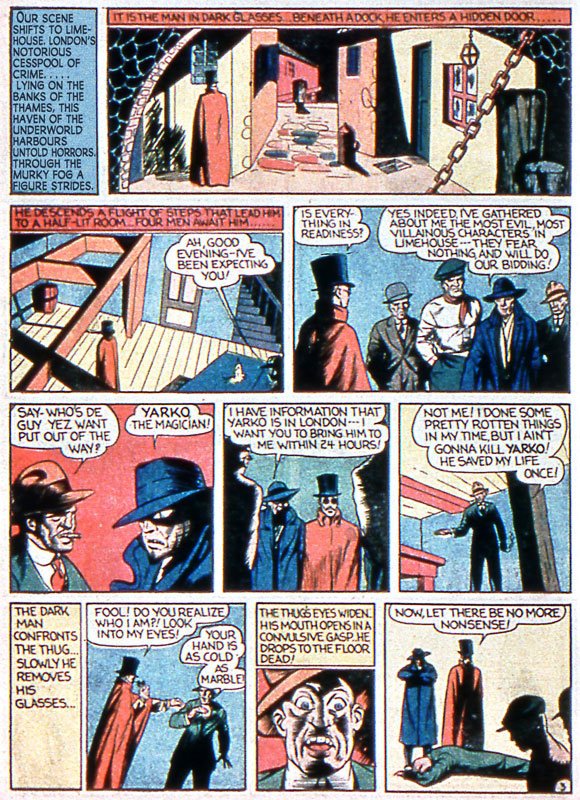 Golden Age Heroes: YARKO the Great vs Death and the Devil!