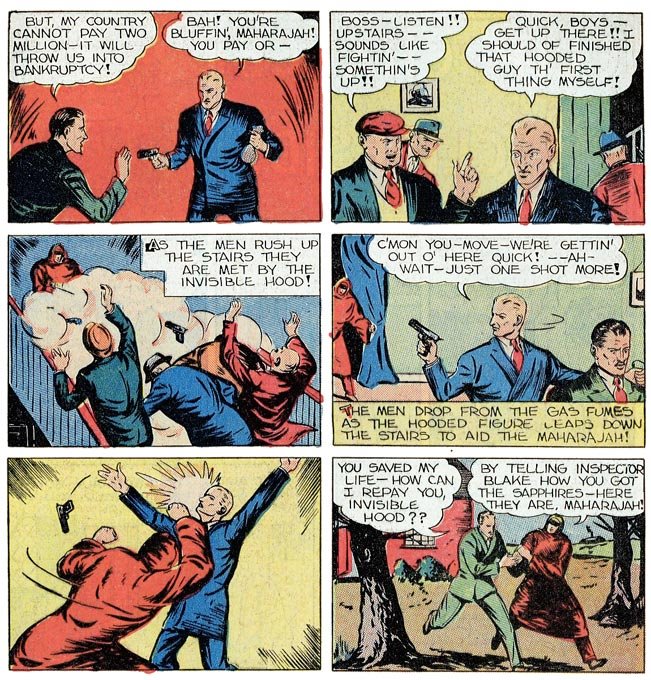 Golden Age Heroes: HOODED JUSTICE starring the Invisible Hood!