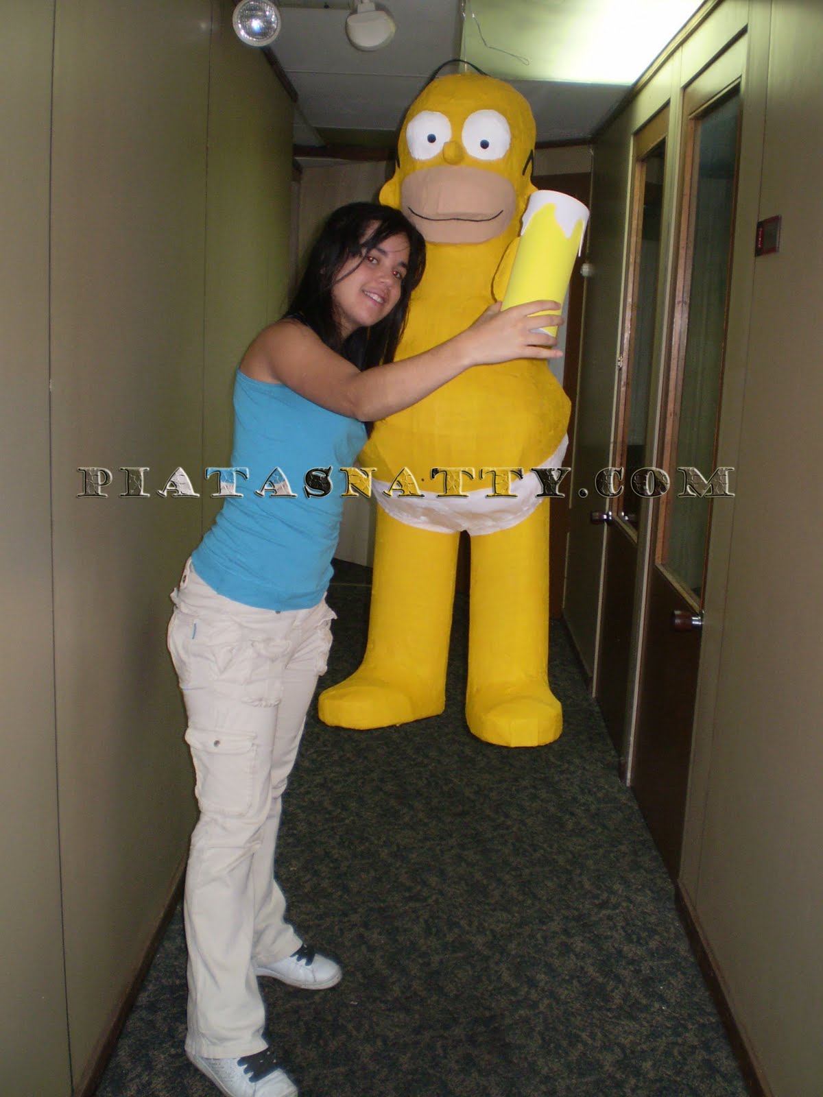 PIÑATAS NATTY @pinatas_eventos.natty: PIÑATA DE HOMERO