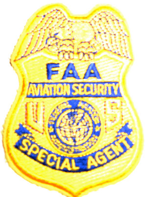 Mason's Police Patch Archive: FAA pre-9/11 Federal Air Marshal RHS # 2941