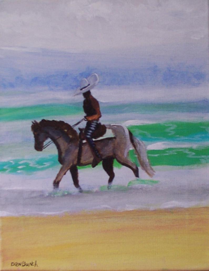 ART OF DAN BUNCH: Spanish Beach