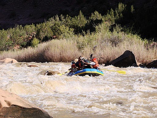 DC Spinster: Dolores River Trip, Stateline Rapids