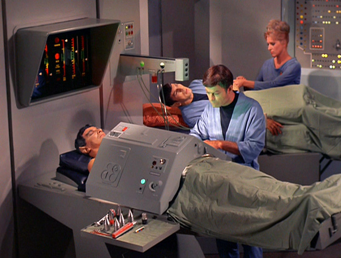 Star Trek Prop, Costume & Auction Authority: Dr. McCoy's Sickbay on the ...