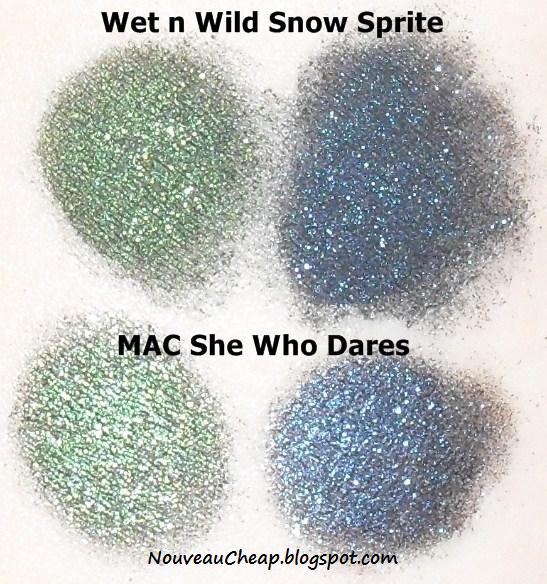 MAC dupes in the Wet n Wild Snow Sprite palette! | Nouveau Cheap