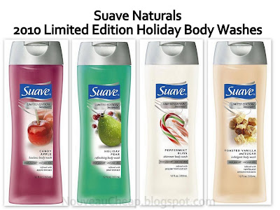 Review: Suave Limited Edition Holiday Body Washes | Nouveau Cheap