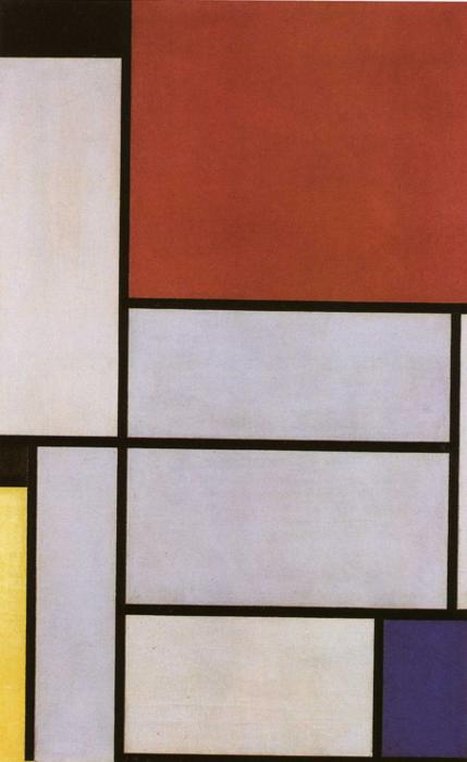 Art Reproductions Tableau I, 1921 by Piet Mondrian (1872-1944 ...