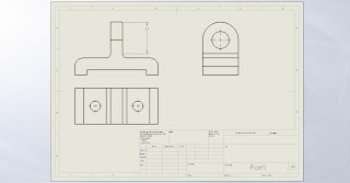 How to create 2d drawing sheet from 3d solidworks part