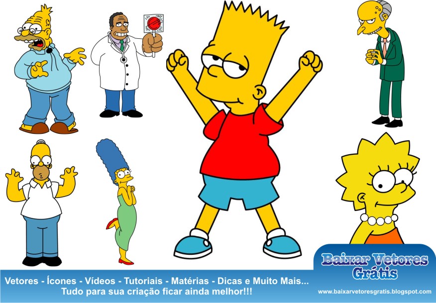 Vetores Grátis: VETORES THE SIMPSONS EM EPS