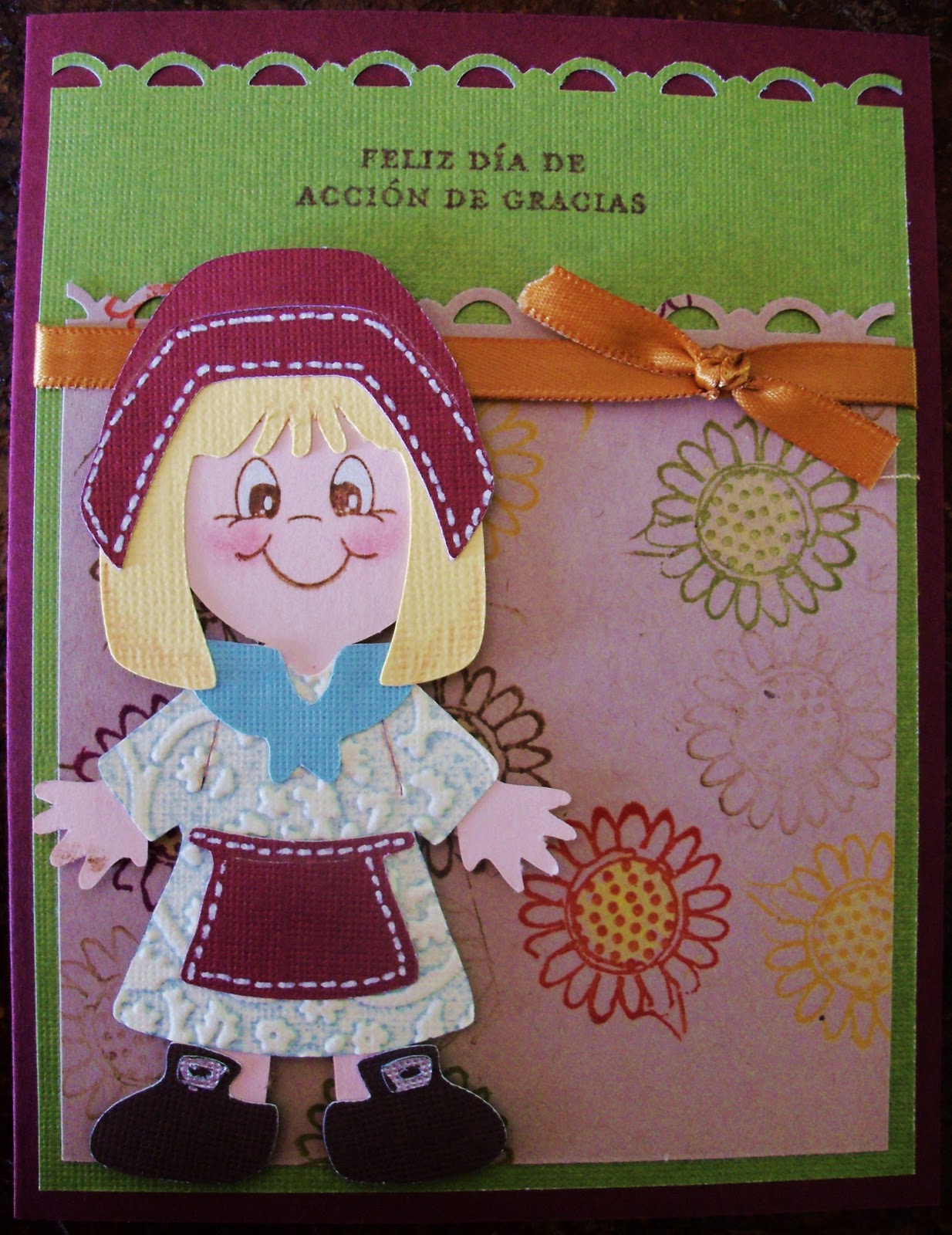 crafty dreams (so~nando manualidades): Thanksgiving Pilgrim card ...