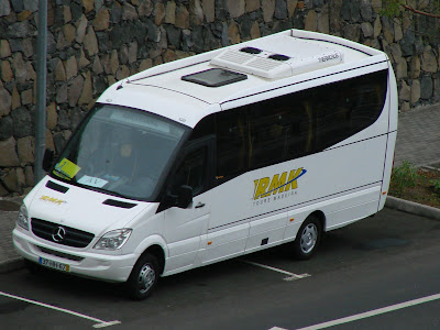 Buses from various cities in the world.: Frota da RMK Tours, Madeira.
