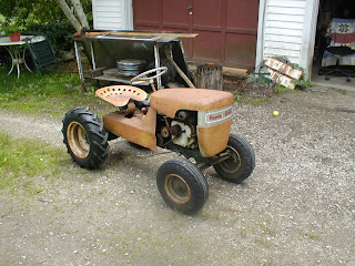 Engineer on Dudley Hill: Porter Cable tractor