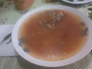 Retete fara sare.: Ciorba de peste, fara sare