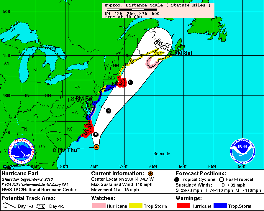 The Galloping Beaver: Hurricane Watch for Nova Scotia
