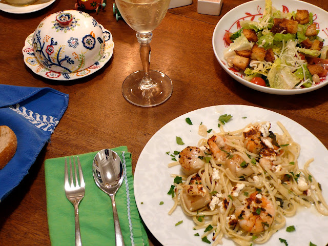 F for Food: What's this? A seahorse-seashell party?