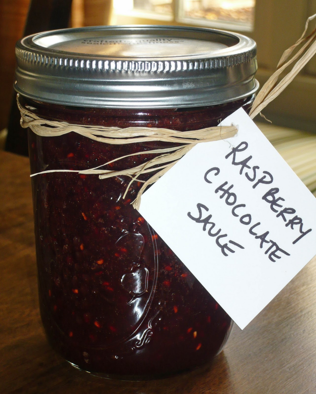 Designing Domesticity: Raspberry Chocolate Sauce