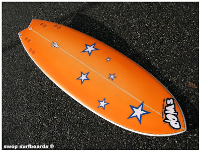 Surfboard Design: Orange Star Surfboard Design