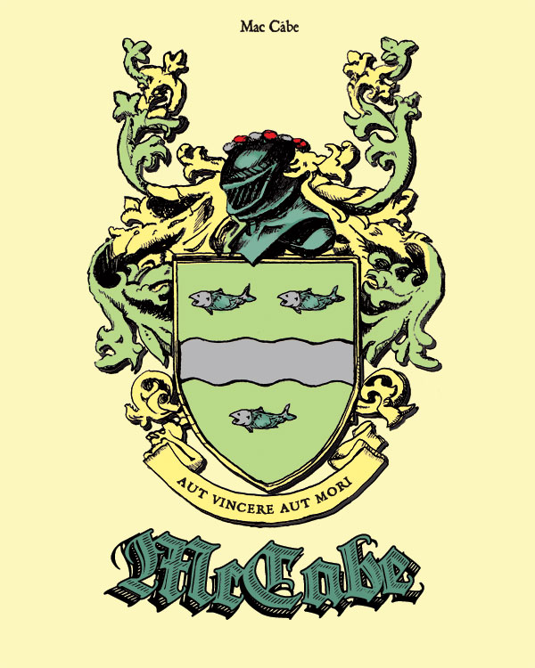 Undaunted Doodle-age: McCabe Coat of Arms