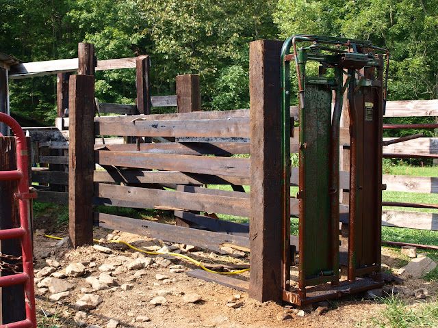 Bolte Farm, Spencer WV: The finished head gate